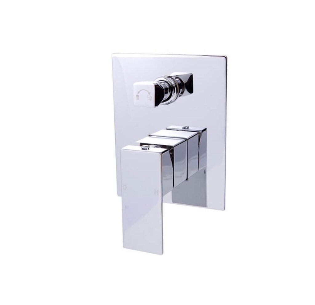 OS Square Shower Mixer With Diverter - Melbourne Bathroom Shop