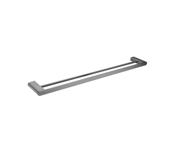 800mm Ecco Gun Metal Grey Double Towel Rail | Melbourne Bathroom Shop
