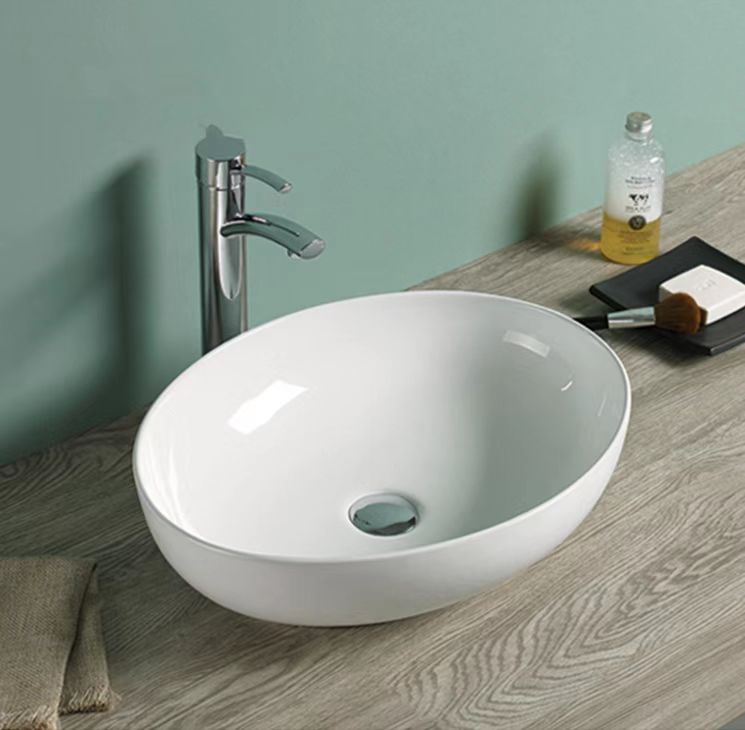 CE5239 White Ceramic Basin 520x390x130mm - Melbourne Bathroom